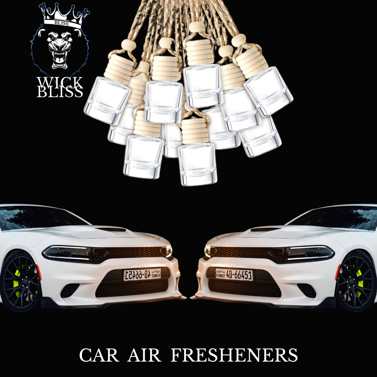 Car Air Freshener Diffusers – Wick Bliss Candles
